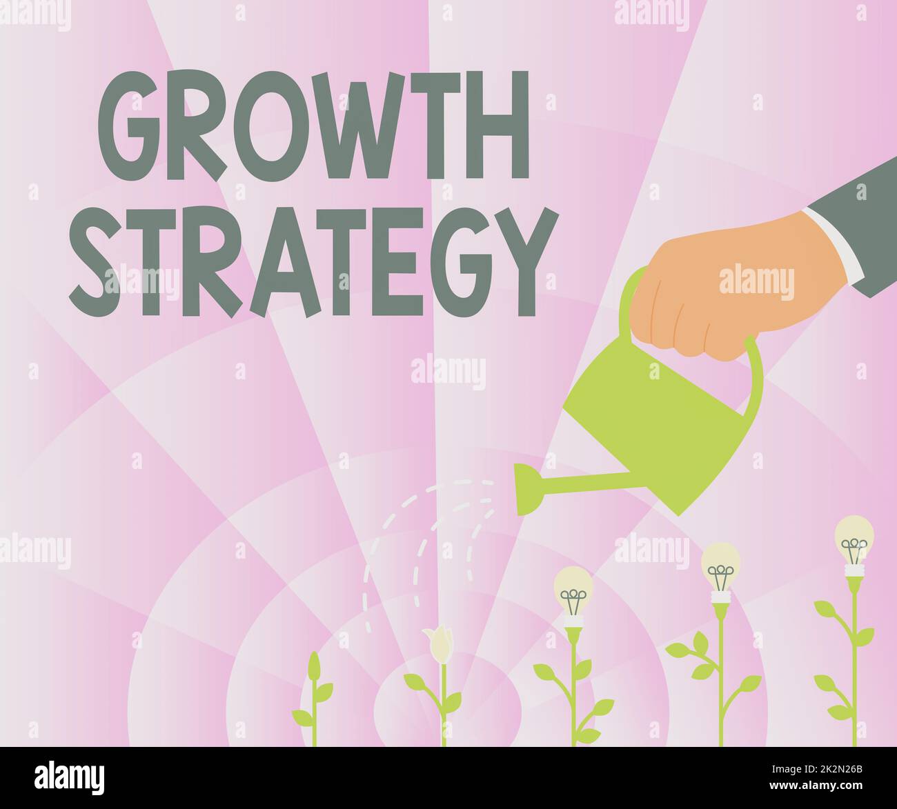 Handwriting text Growth Strategy. Business overview Strategy aimed at ...