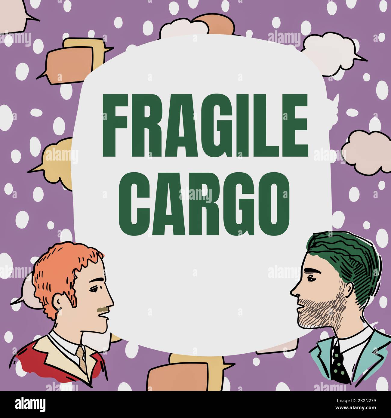 Handwriting Text Fragile Cargo Business Idea Breakable Handle With Care Bubble Wrap Glass