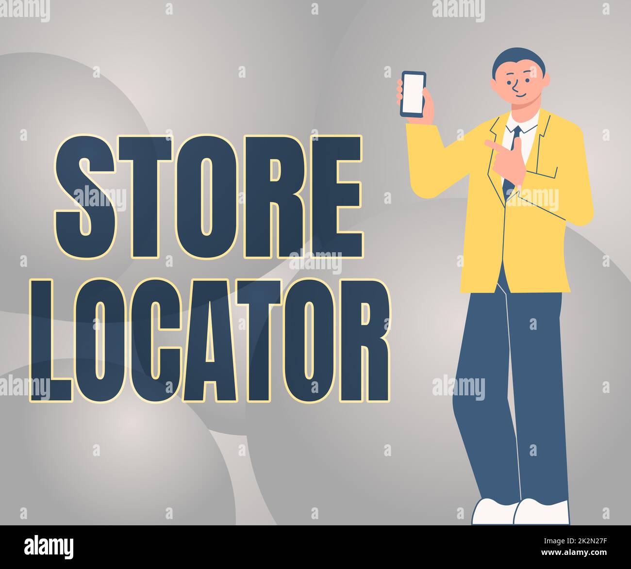 Handwriting text Store Locator. Internet Concept to know the address ...