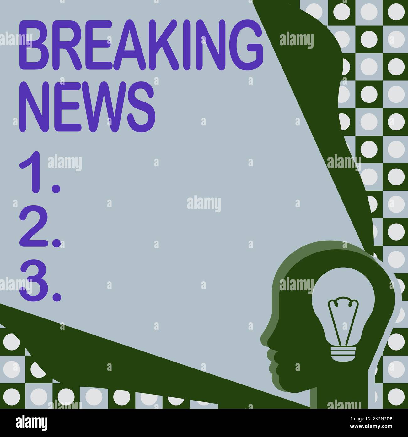 Handwriting text Breaking News. Business showcase Special Report ...