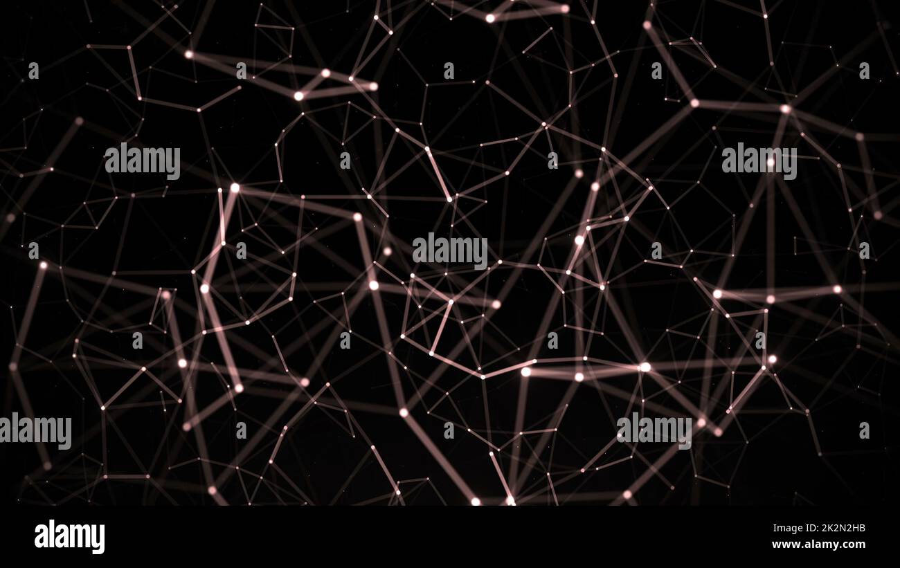 Abstract Plexus Technology Science And Engineering 3d illustration ...