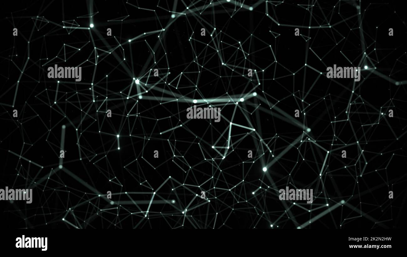Abstract Plexus Technology Science And Engineering 3d illustration ...