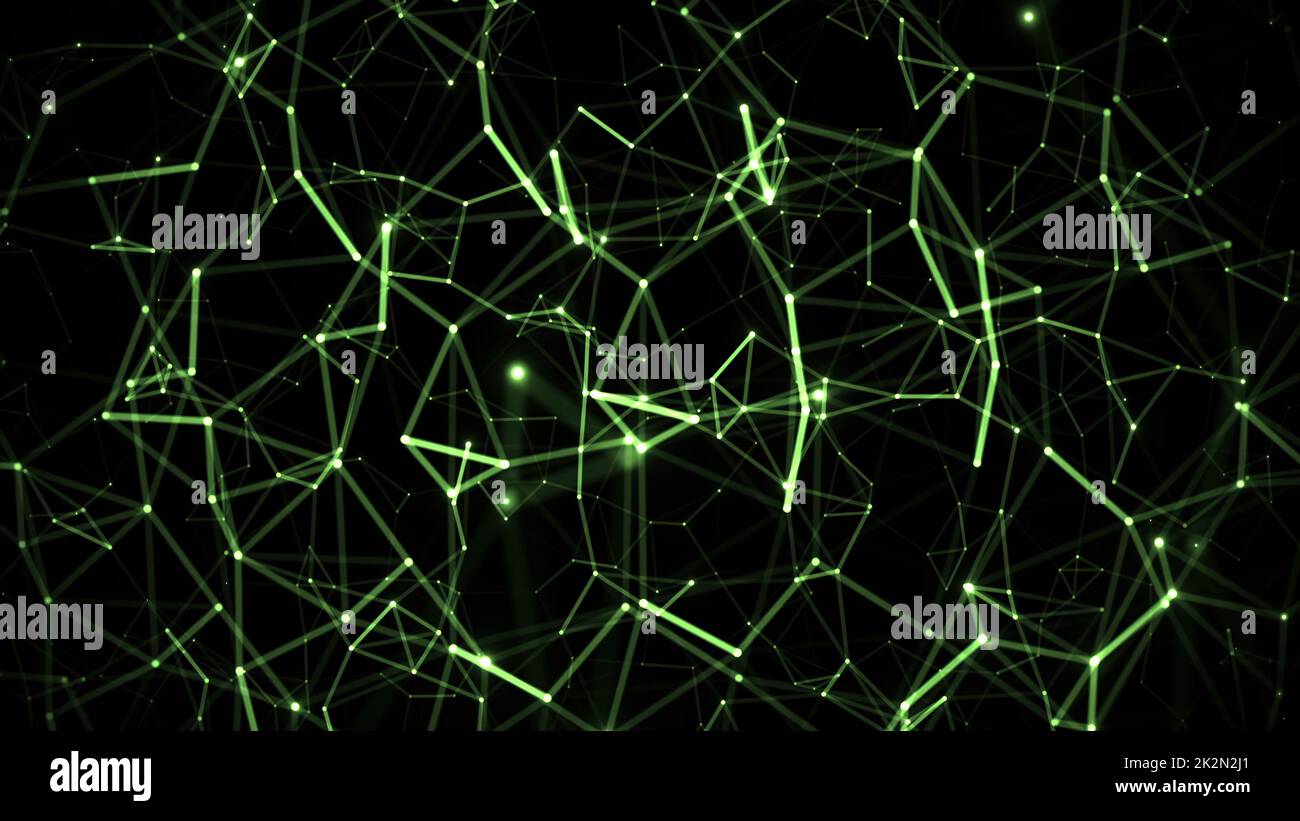 Abstract Plexus Technology Science And Engineering 3d illustration ...