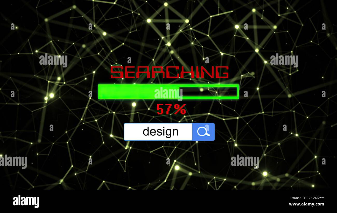 Searching for design online concept Stock Photo - Alamy
