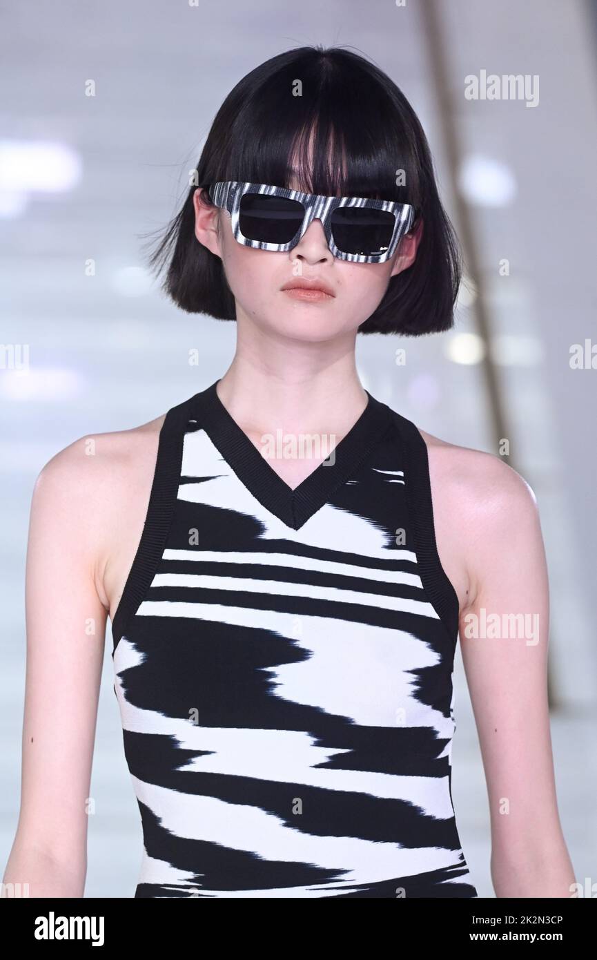 Milan, Italy. 23rd Sep, 2022. Milan, Milan Fashion Week, Woman Spring ...