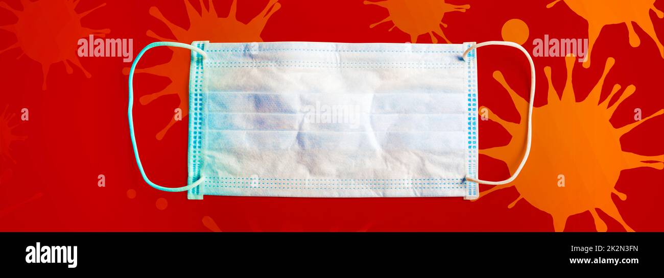 Medical disposable mask for protection. Surgical mask Stock Photo - Alamy