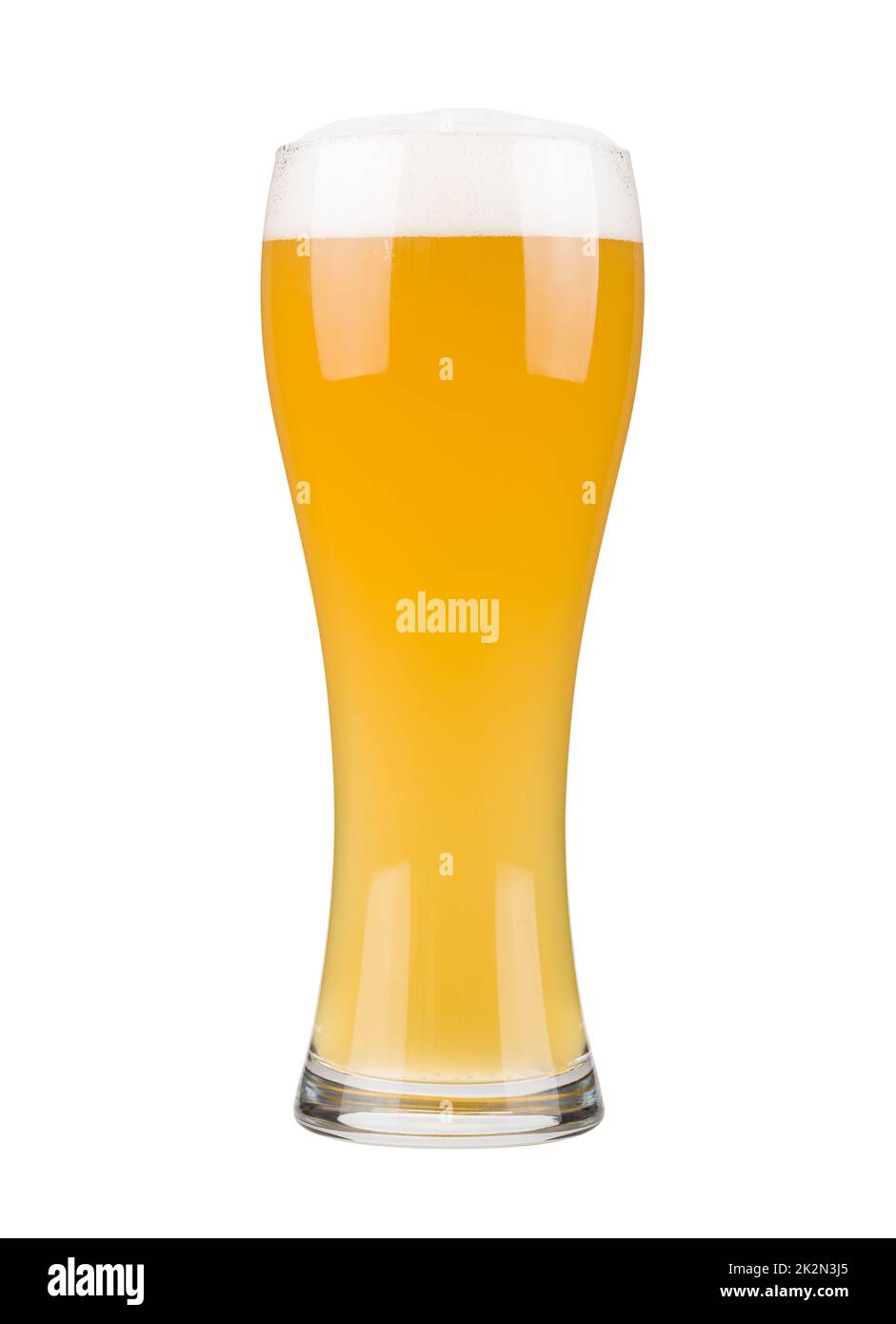 White beer glass isolated on white background Stock Photo - Alamy