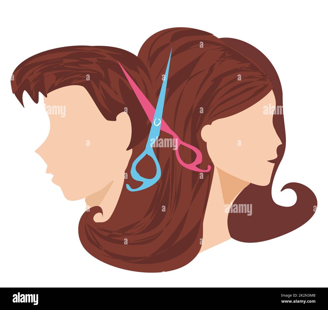Salon for men Cut Out Stock Images & Pictures - Alamy