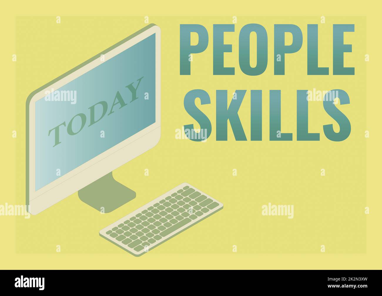 Writing displaying text People Skills. Word for Get Along well Effective Communication Rapport ...