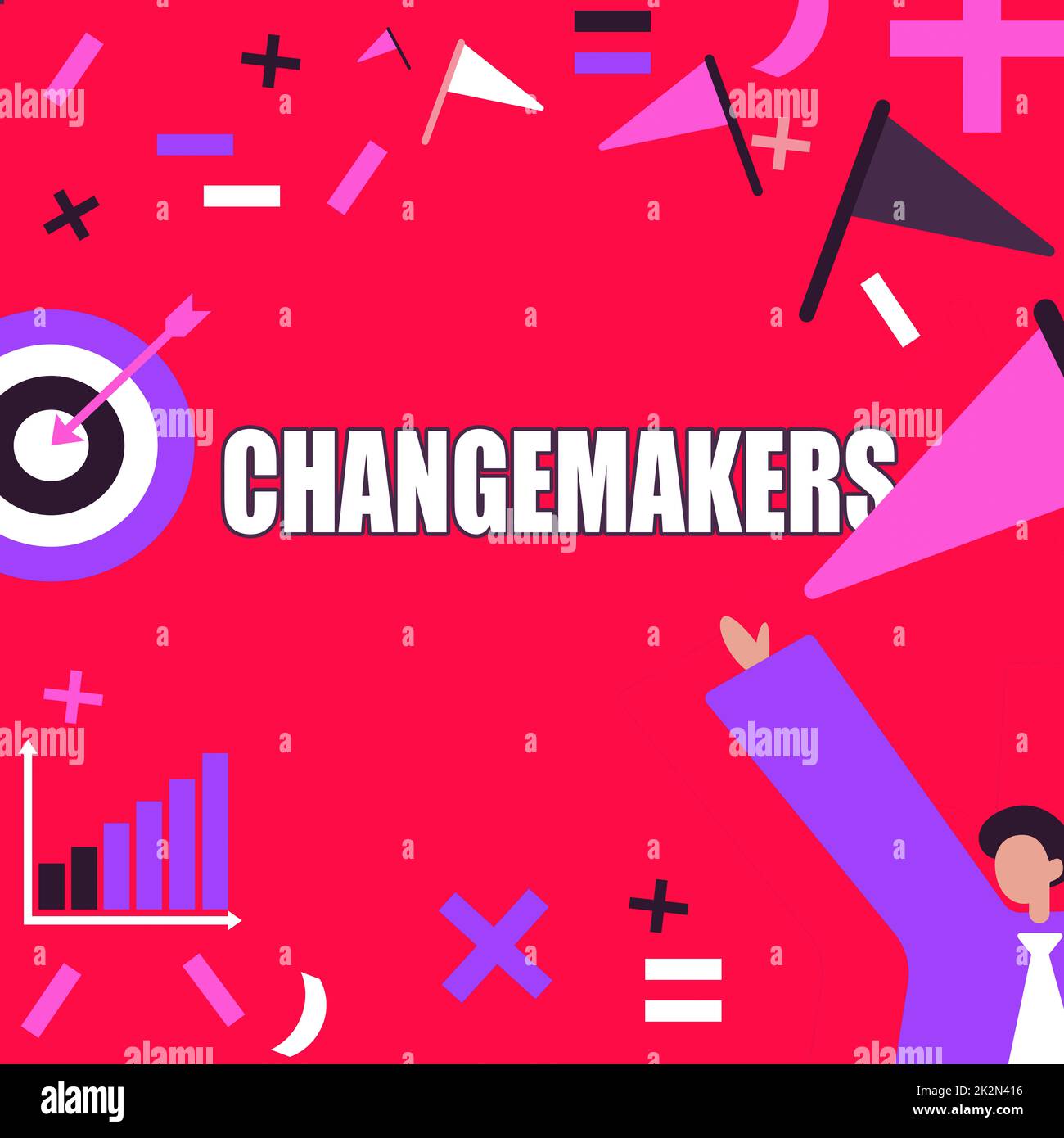 Writing displaying text Changemakers. Business overview Young Turk ...