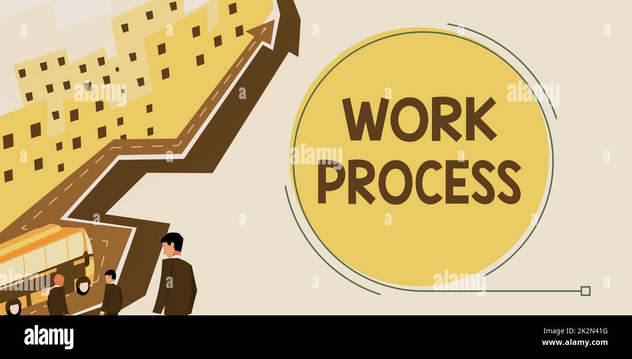 Conceptual caption Work Process. Business idea Standard procedures how ... Conceptual caption Work Process. Business idea Standard procedures how ...