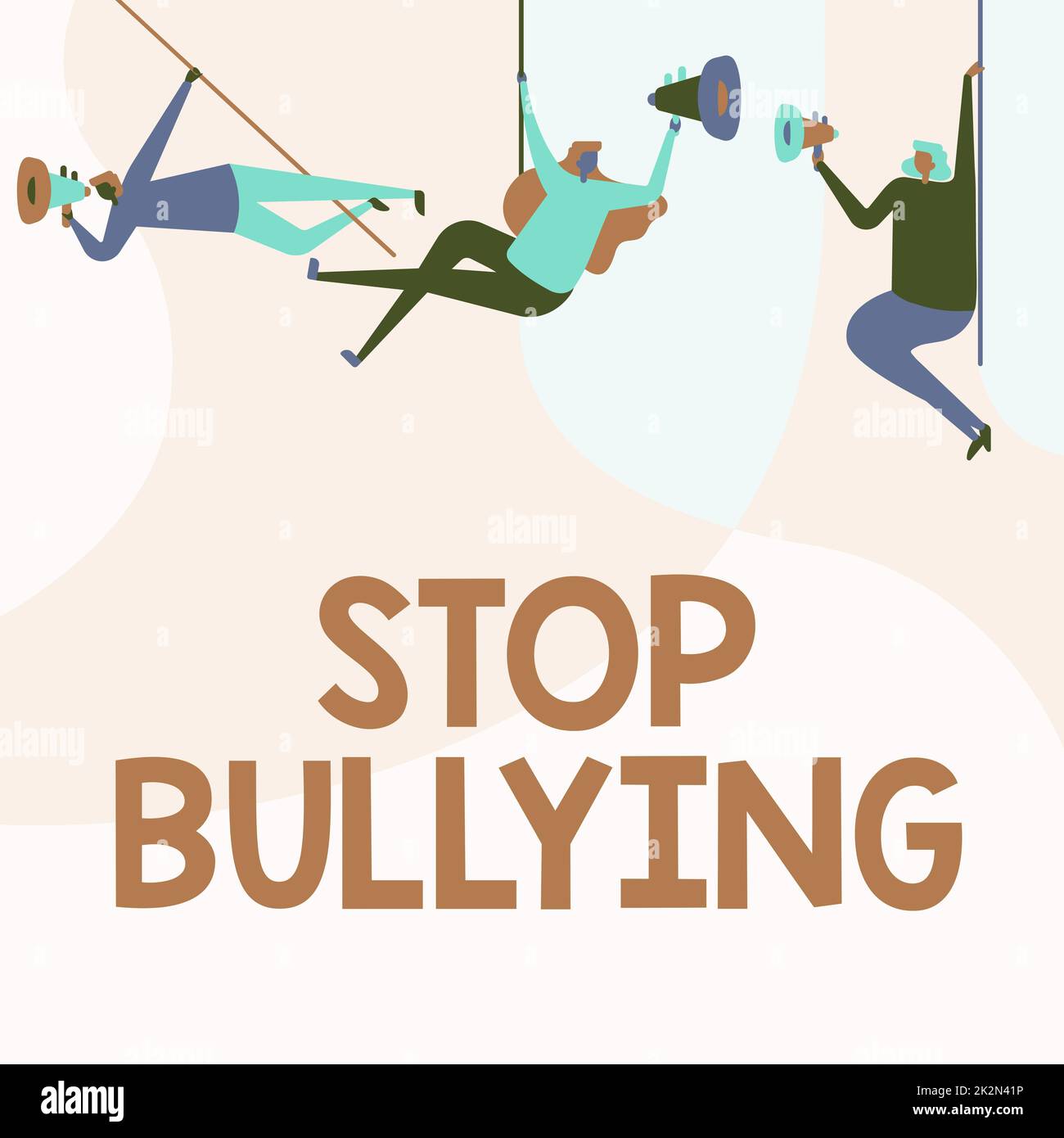 Inspiration showing sign Stop Bullying. Business approach Fight and ...