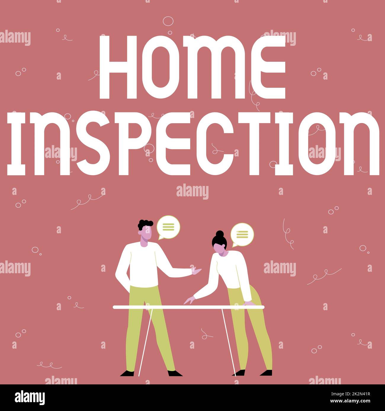 Text sign showing Home Inspection. Conceptual photo Examination of the ...