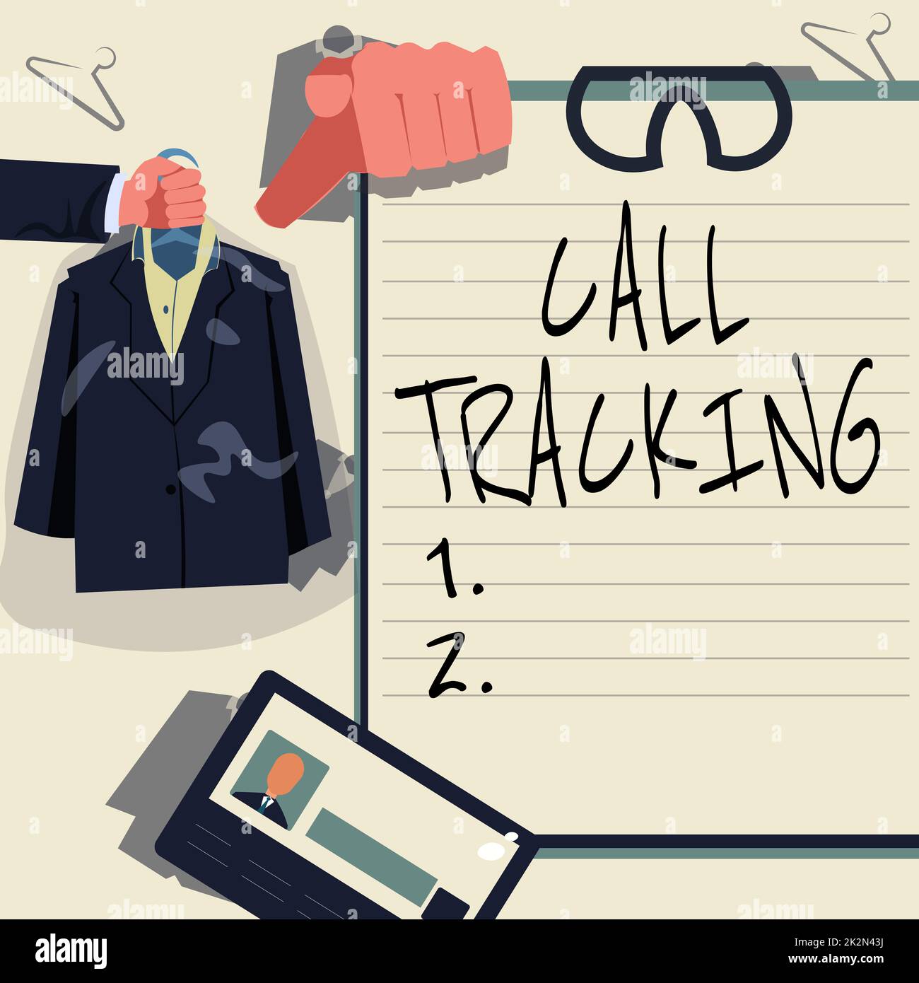 Inspiration showing sign Call Tracking. Word Written on Organic search ...