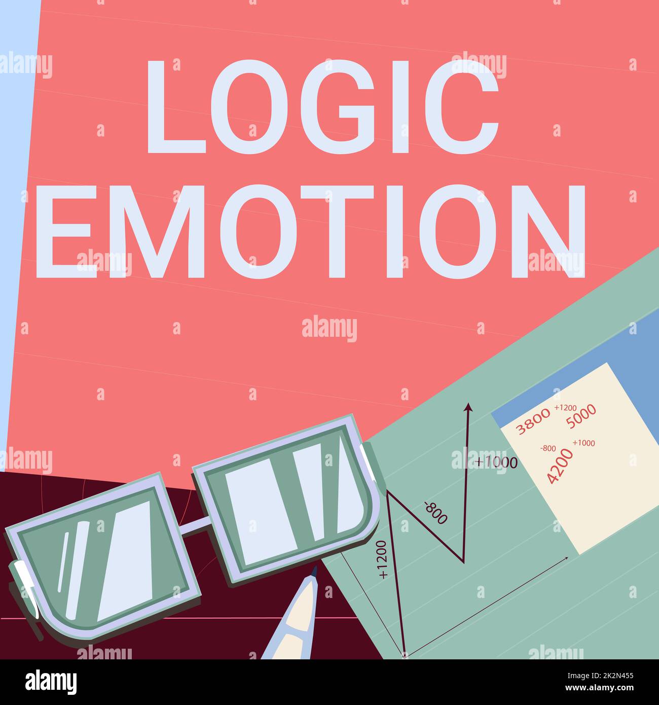 Hand writing sign Logic Emotion. Concept meaning Unpleasant Feelings ...