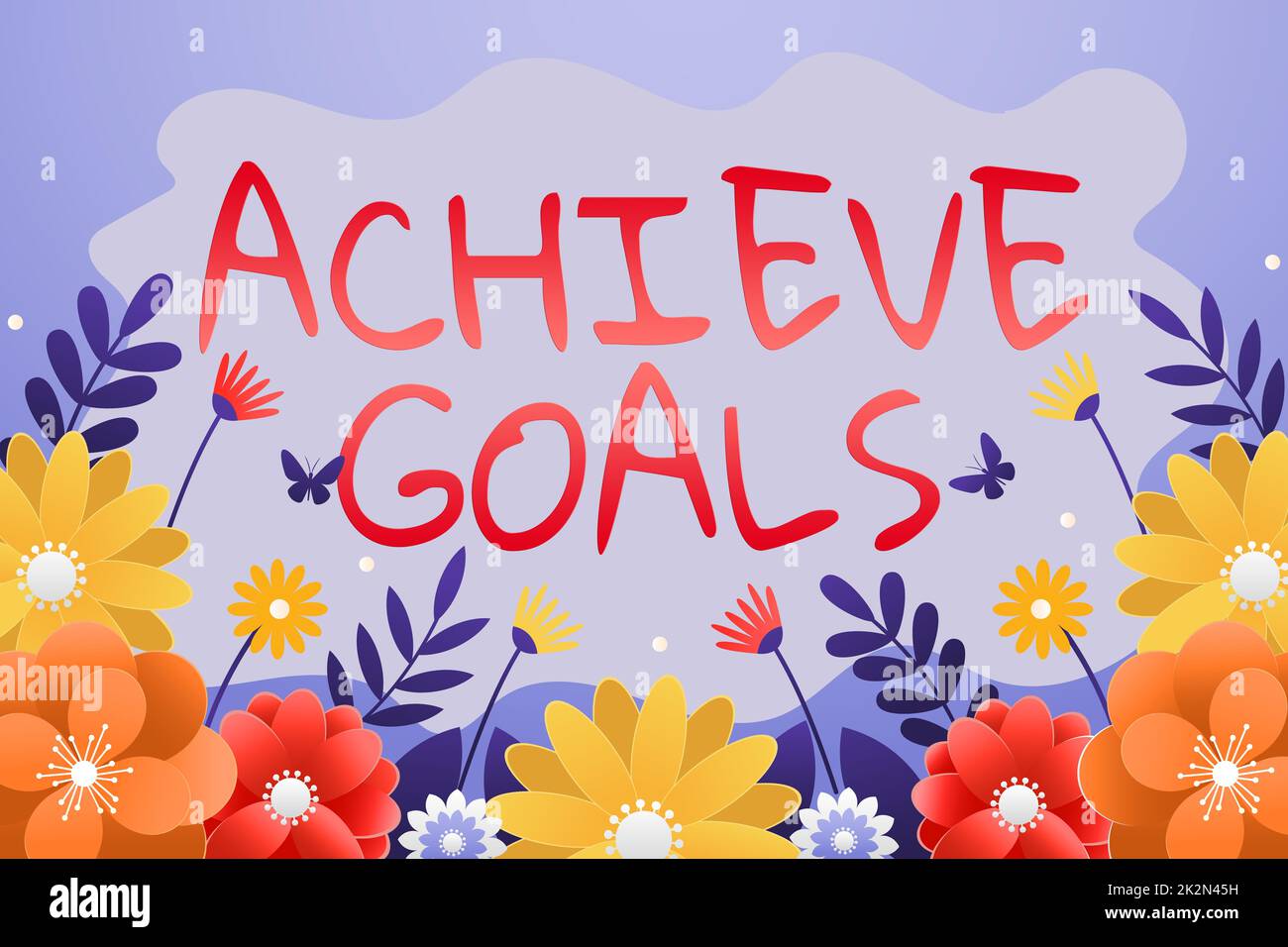 Inspiration showing sign Achieve Goals. Internet Concept Results ...