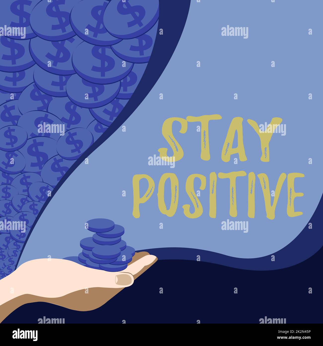 Stay positive sign hi-res stock photography and images - Alamy