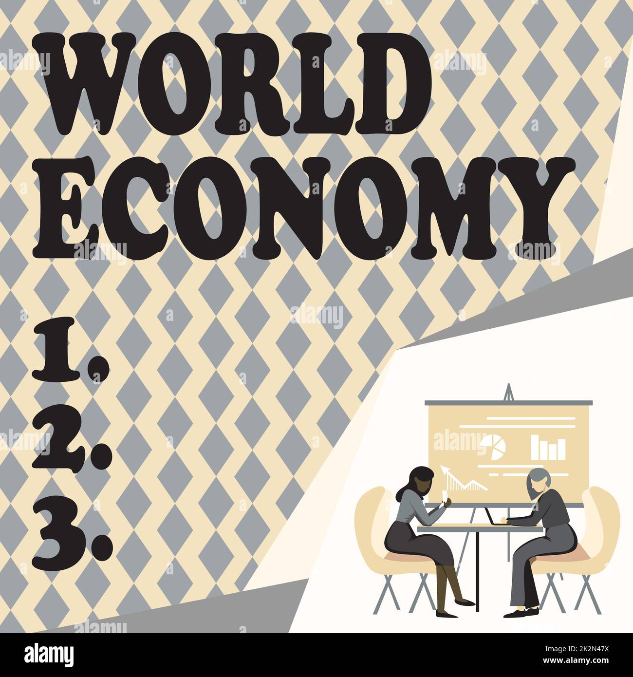 Sign displaying World Economy. Conceptual photo Global Worldwide ...