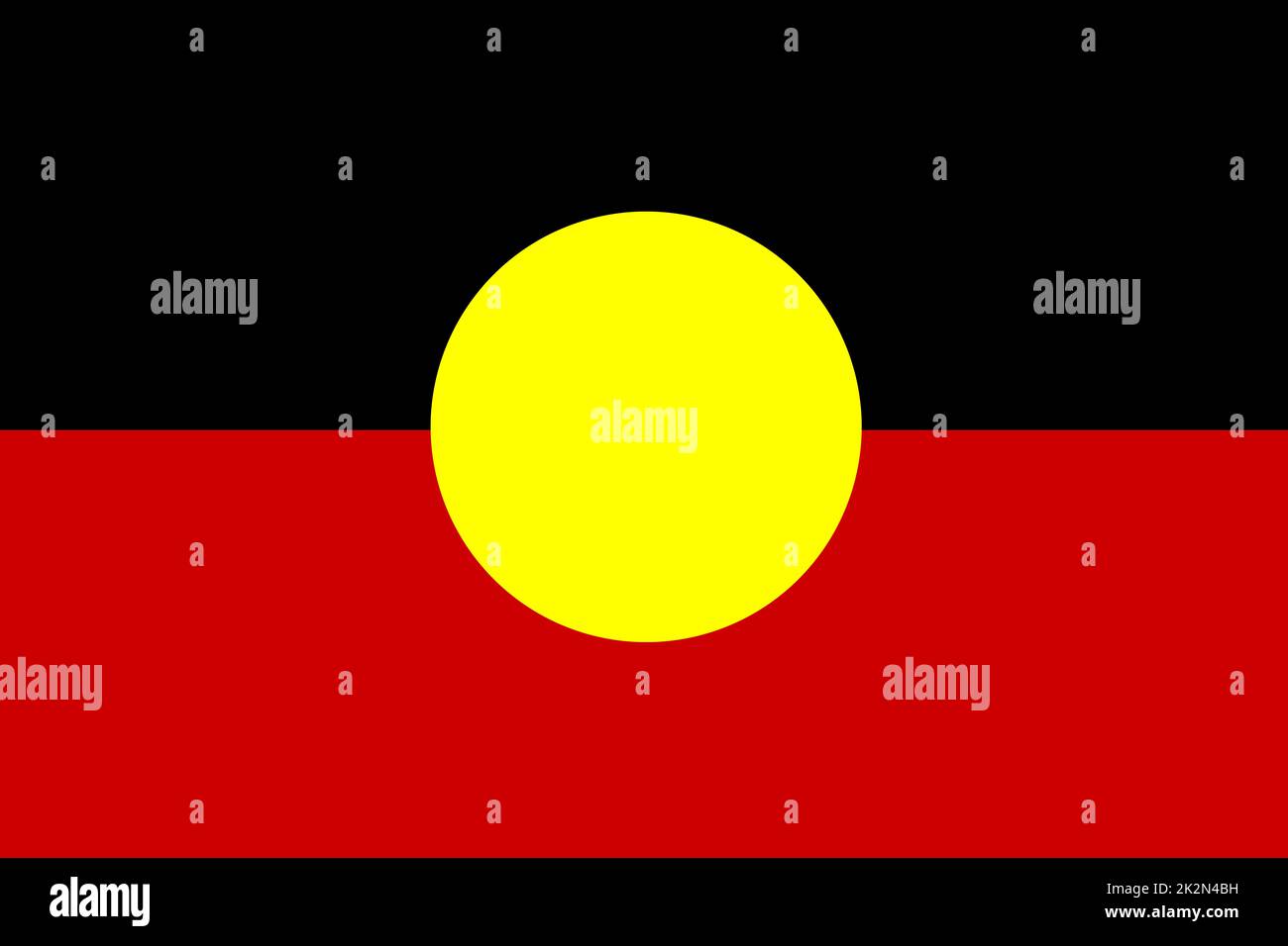 Australia Aboriginal flag background illustration black people red ...