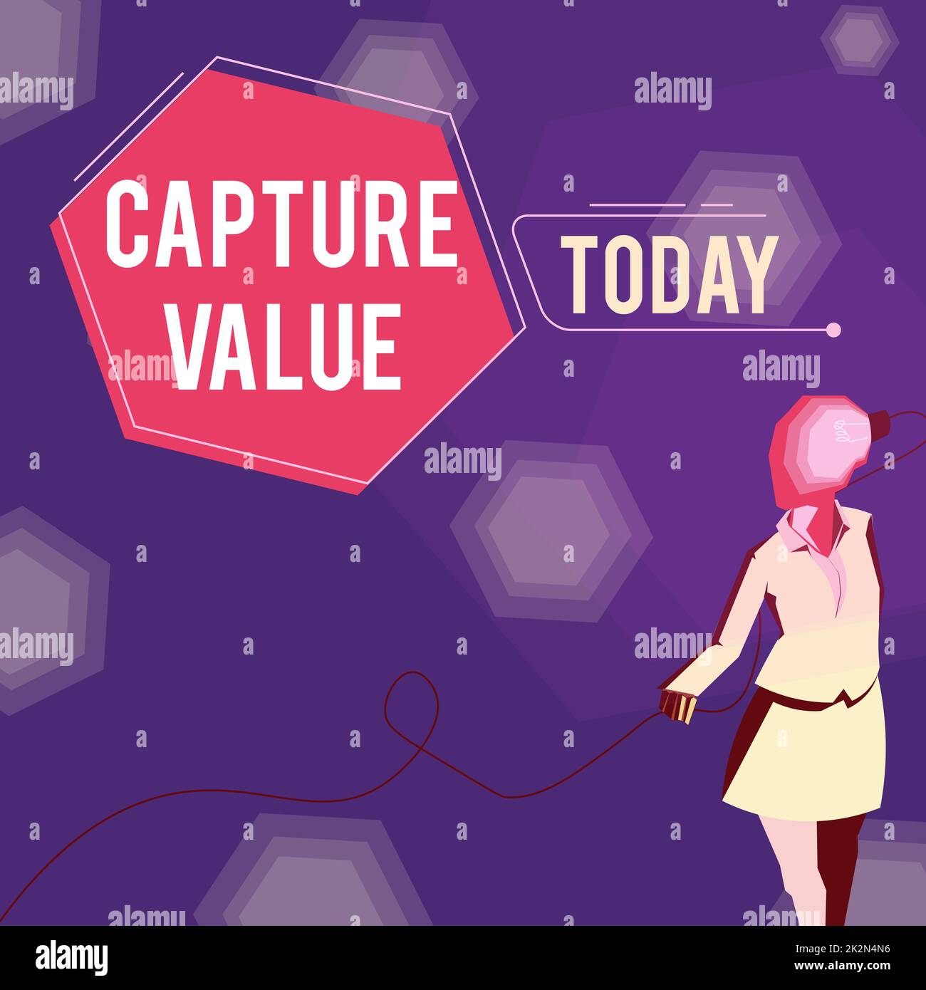 Handwriting text Capture Value. Business concept Customer Relationship ...