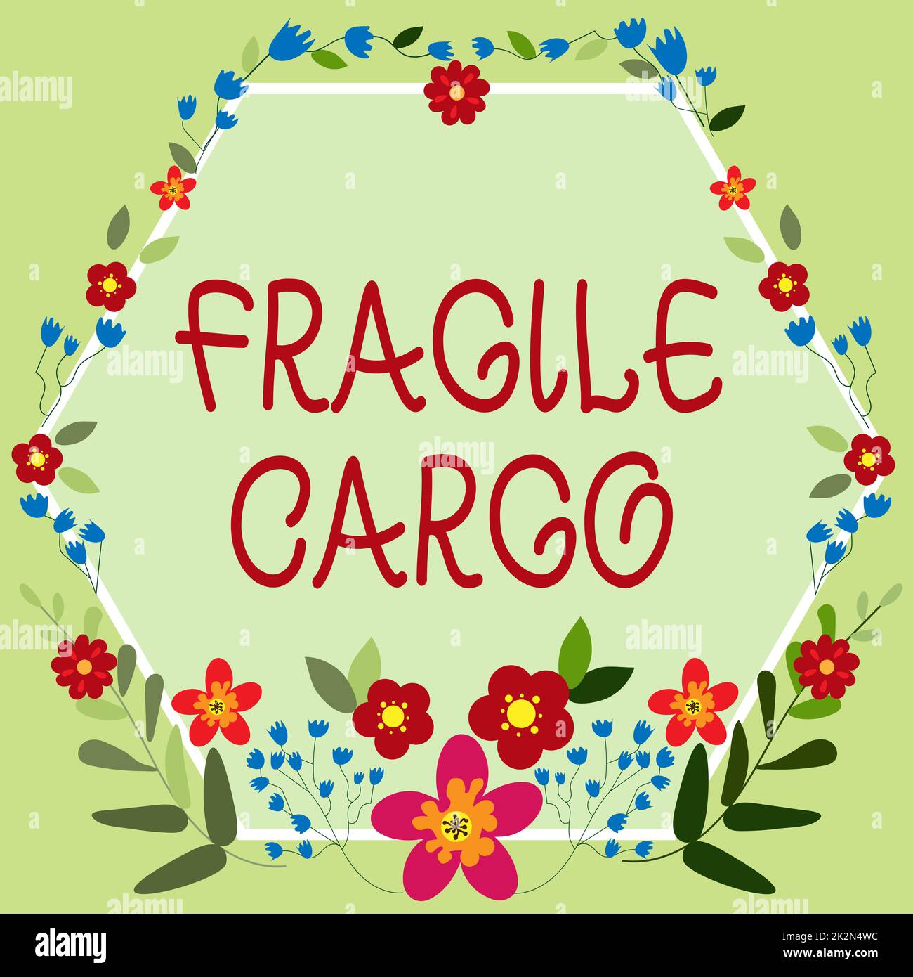 Text sign showing Fragile Cargo. Business approach Breakable Handle ...