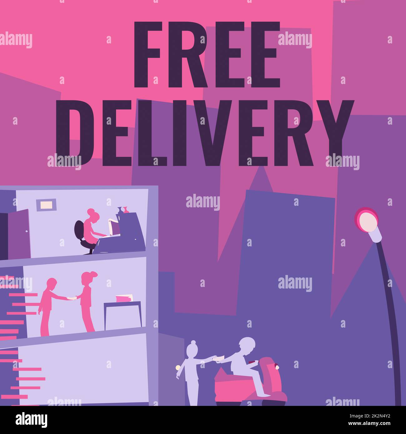 Conceptual display Free Delivery. Business idea Shipping Package Cargo ... Conceptual display Free Delivery. Business idea Shipping Package Cargo ...