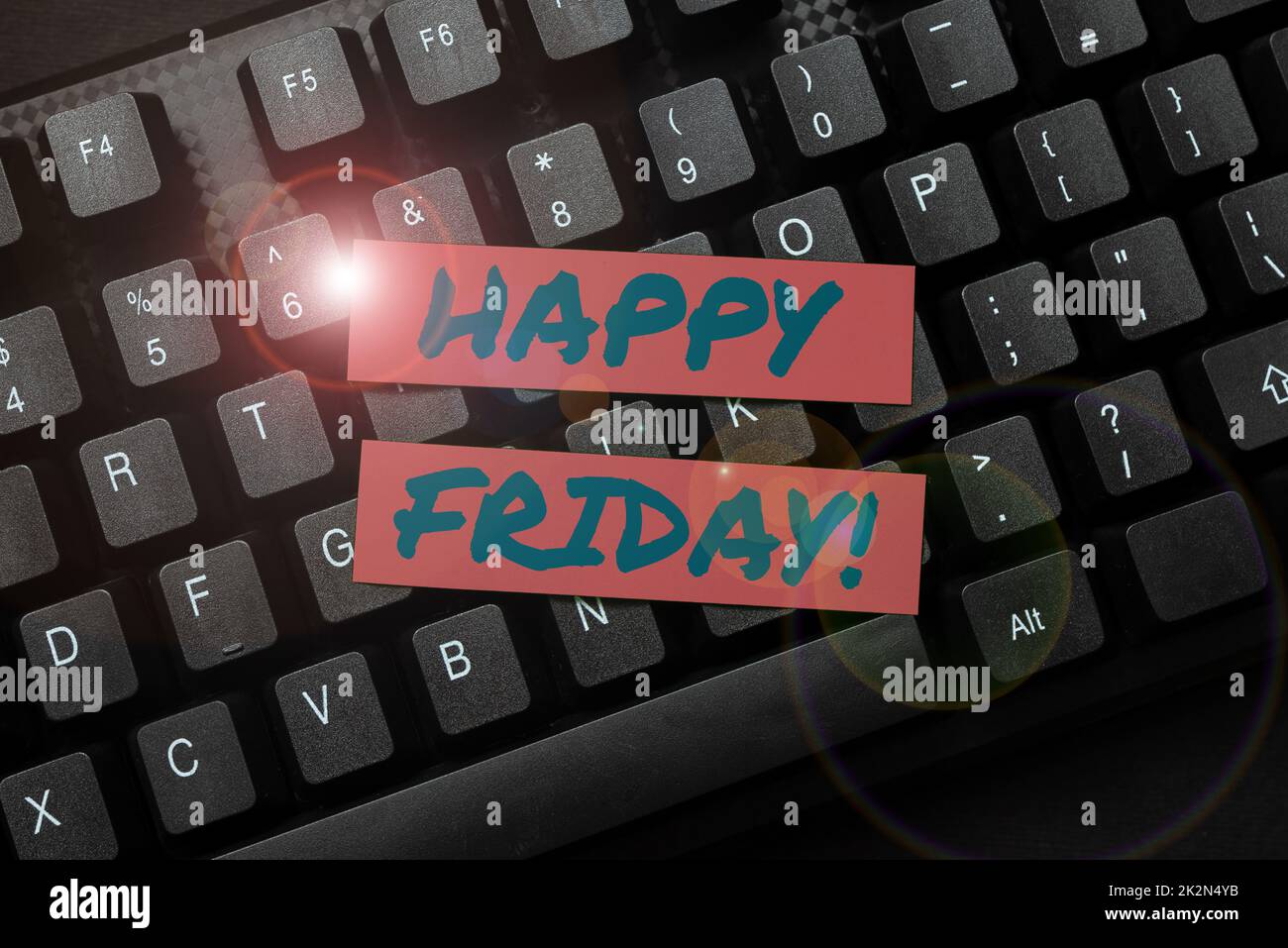 Text caption presenting Happy Friday. Internet Concept celebration of a ...