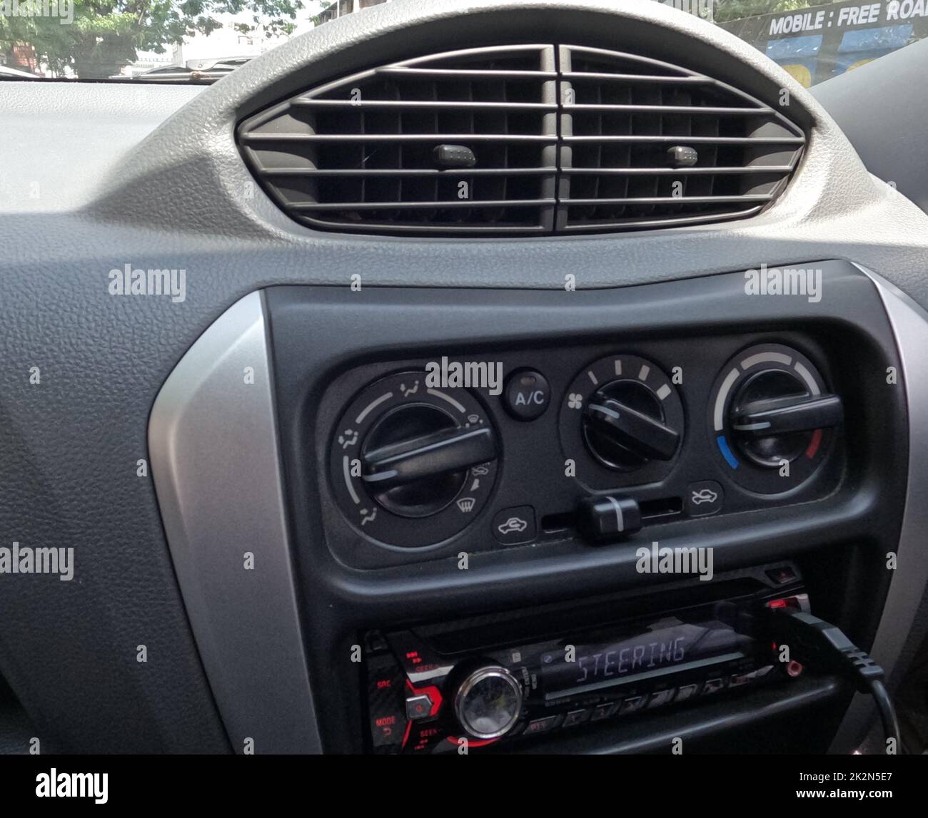 Beautiful Design of Air Conditioner inside the car Stock Photo - Alamy