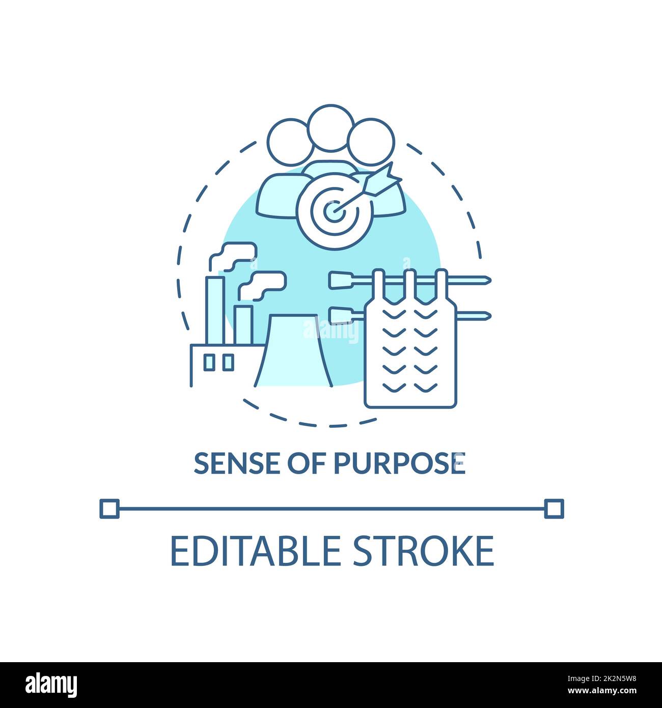 Purpose icon hi-res stock photography and images - Alamy