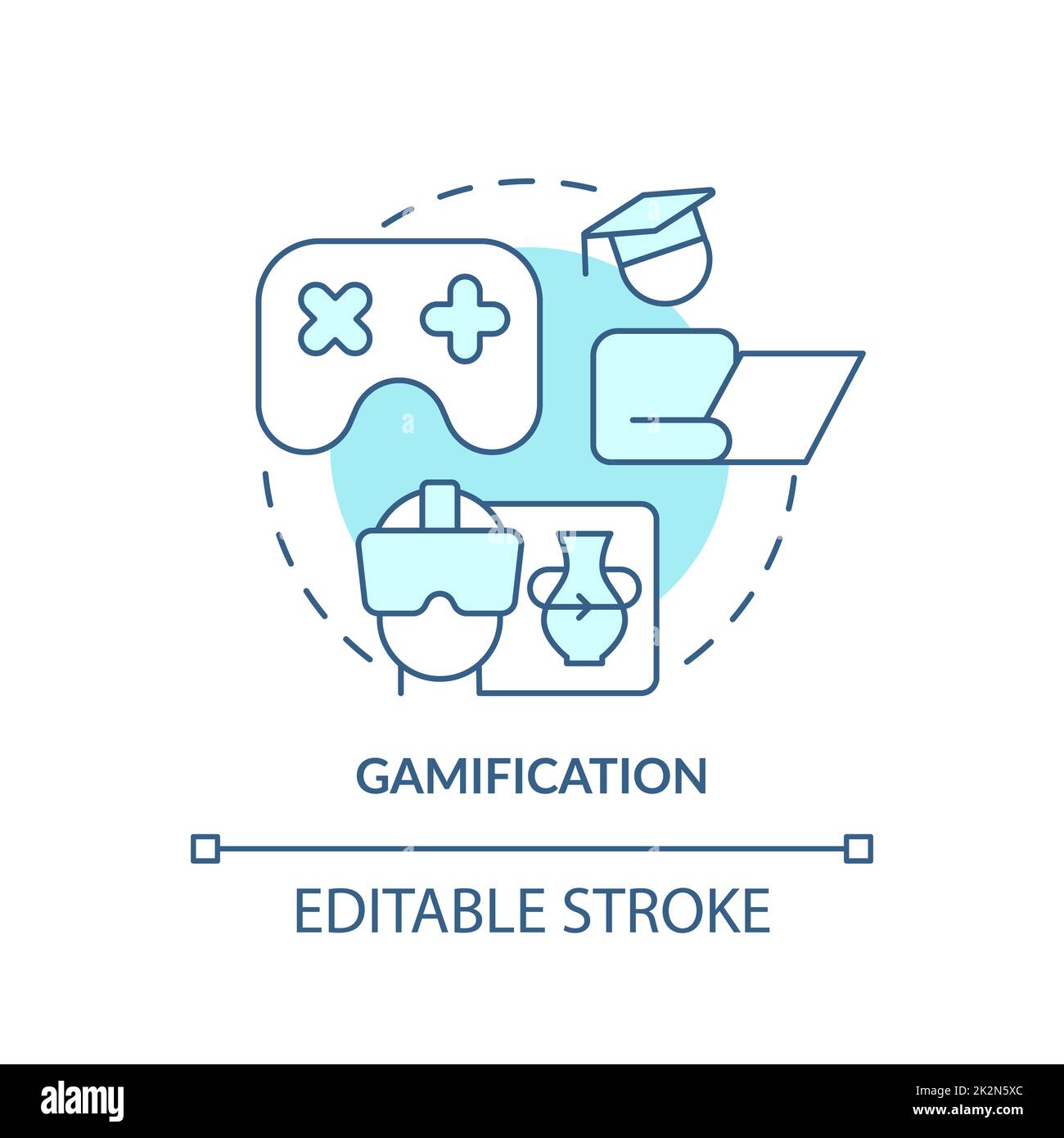 Gamification turquoise concept icon Stock Photo - Alamy Gamification turquoise concept icon Stock Photo - Alamy