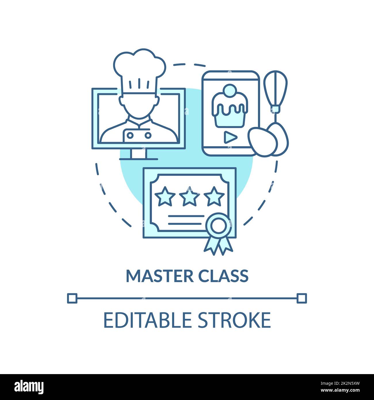 Online master class Cut Out Stock Images & Pictures - Alamy