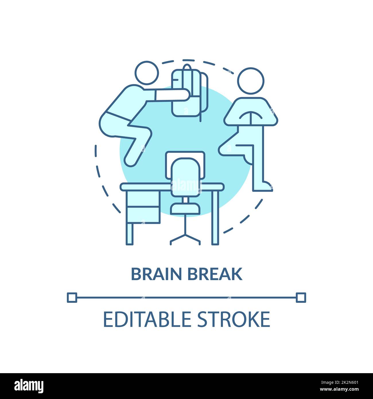 Color drawing of brain hi-res stock photography and images - Alamy