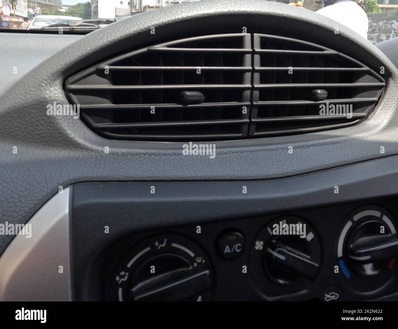 Beautiful Design of Air Conditioner inside the car Stock Photo - Alamy