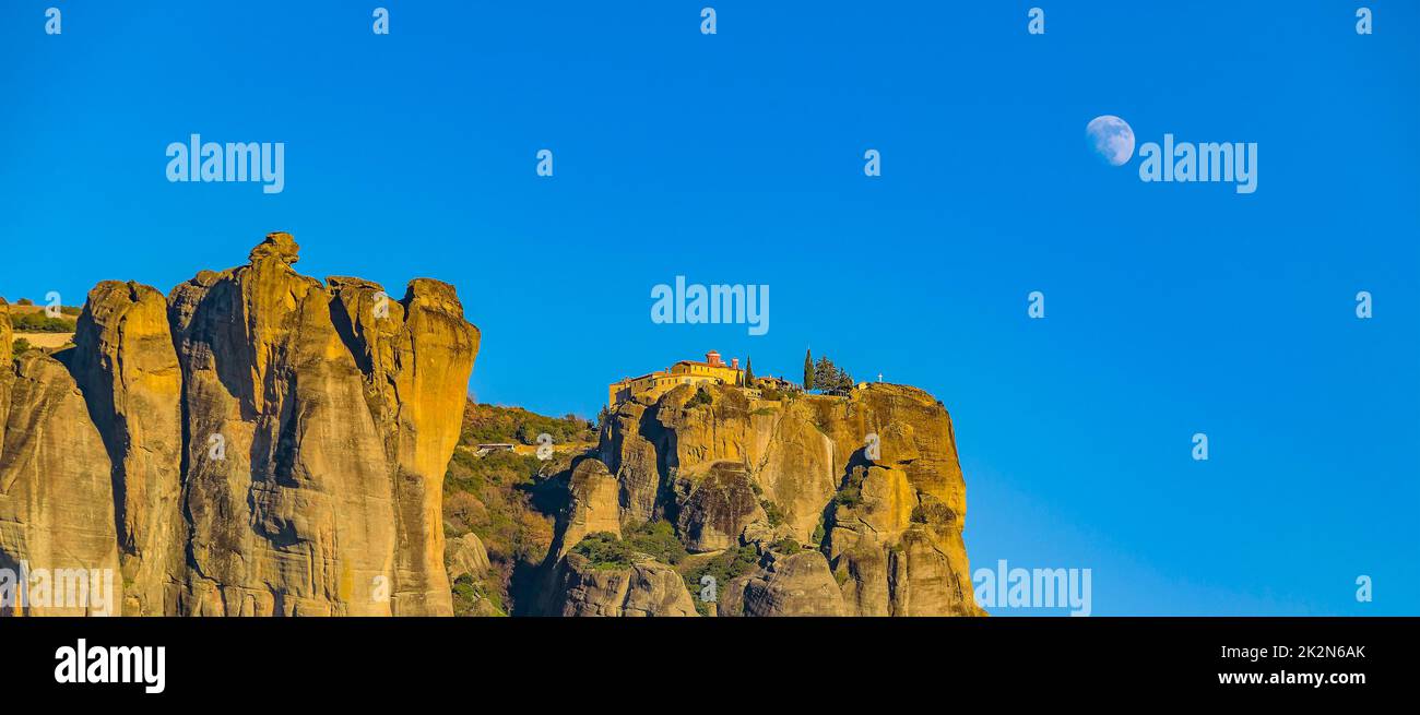 Meteora Monasteries, Tesalia, Greece Stock Photo - Alamy