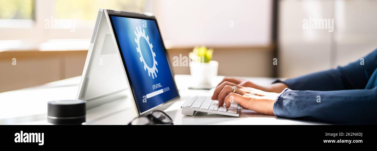 Installing Software Update Progress. Computer Loading Patch Stock Photo ... Installing Software Update Progress. Computer Loading Patch Stock Photo ...