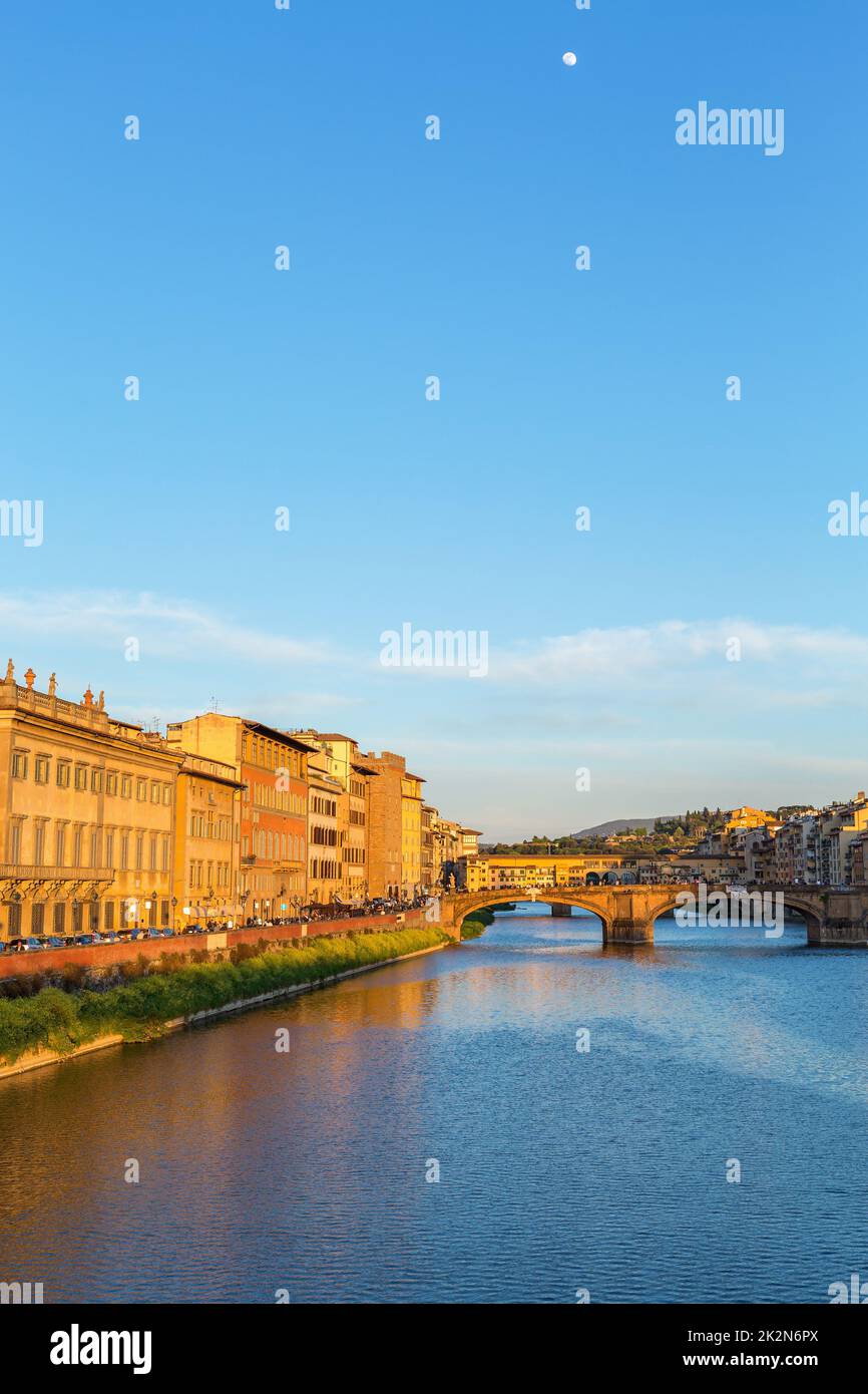 Florence moon hi-res stock photography and images - Alamy