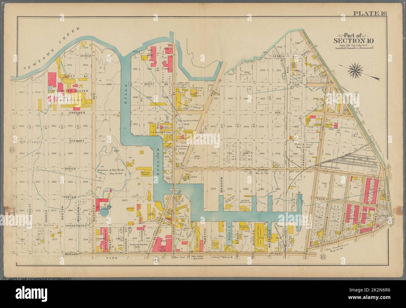 Bromley, George Washington. Cartographic, Maps, Atlases, land surveys ...