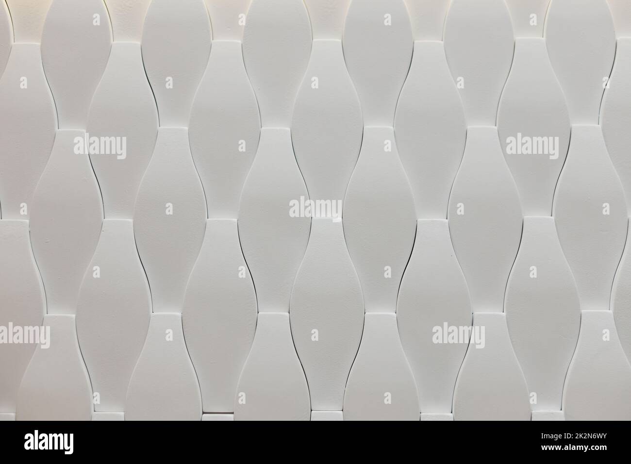 Gypsum tiles for painting pattern for wall design in interior. White ...