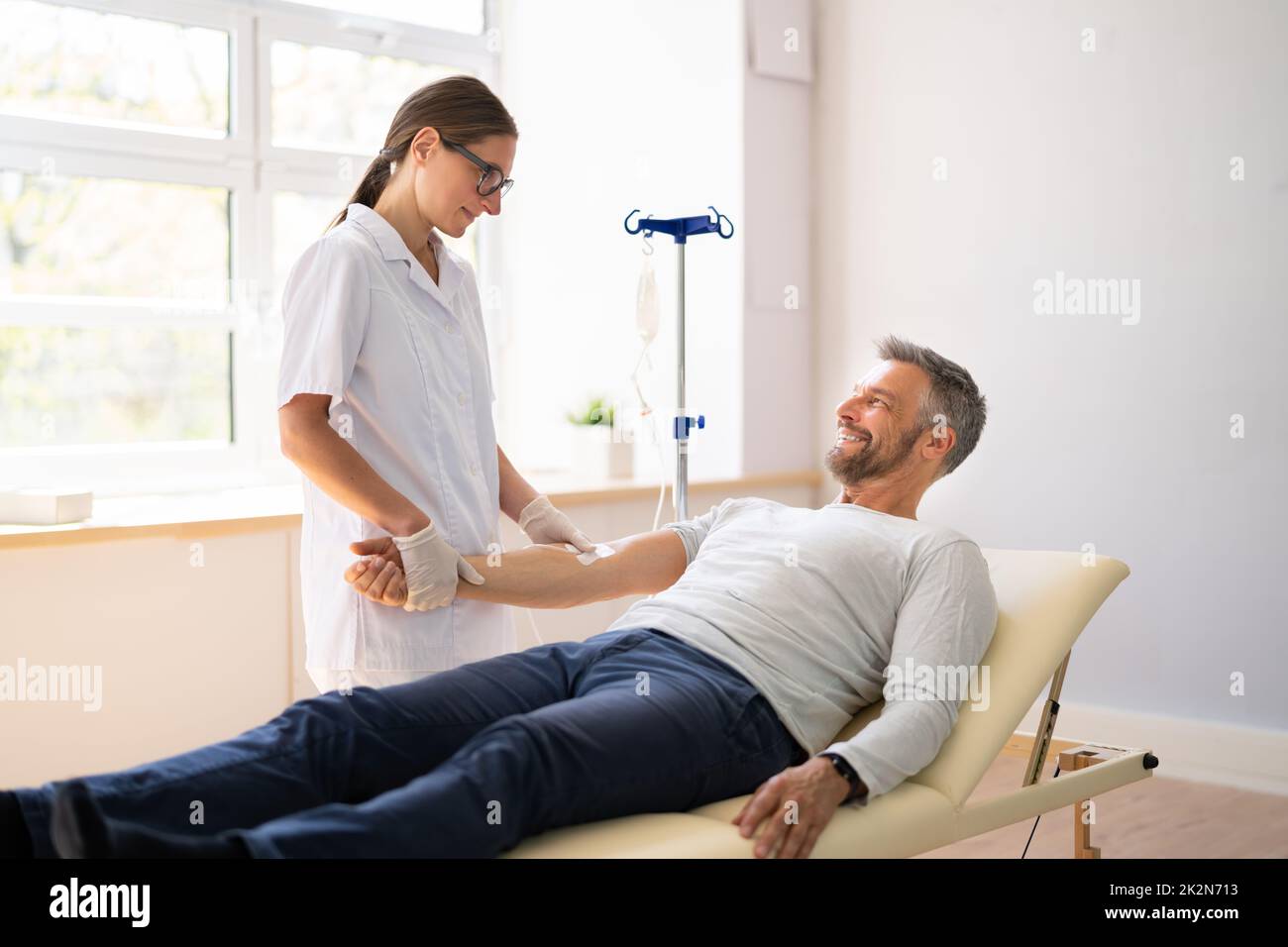 Vitamin Therapy IV Drip Infusion Stock Photo - Alamy