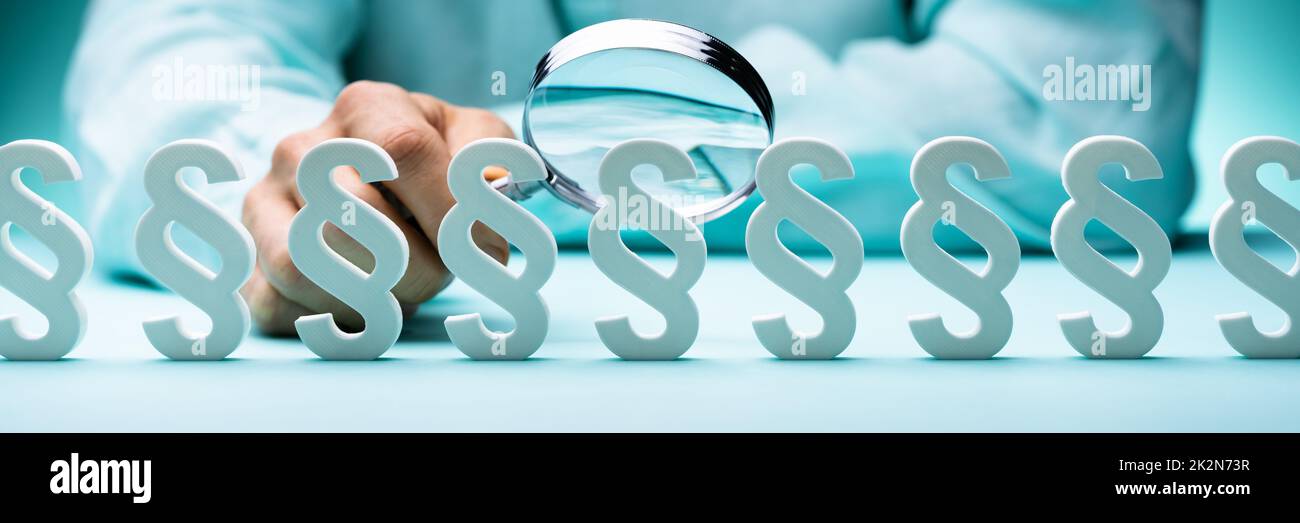 Conceptual Paragraph 3D Sign Stock Photo - Alamy