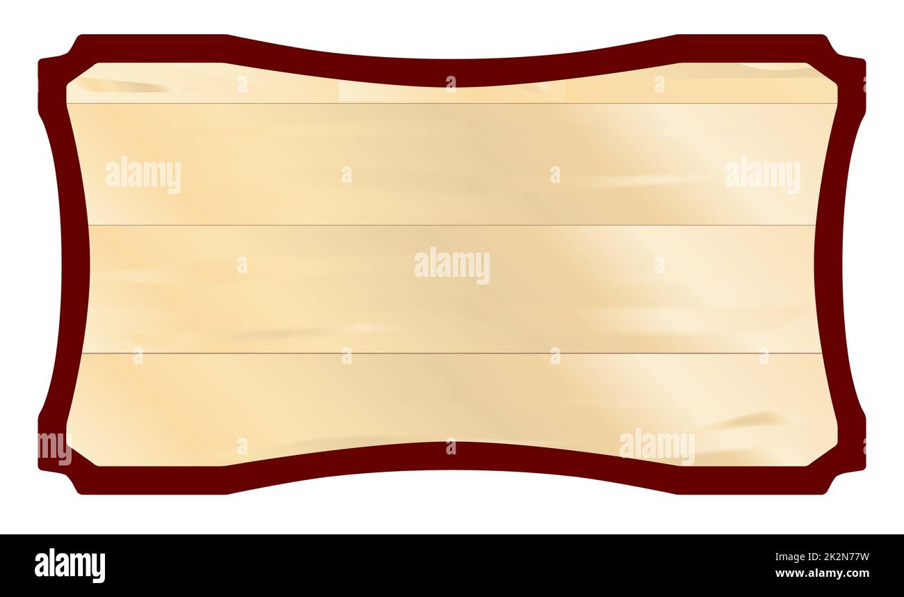 Fancy Blank Store Sign Stock Photo - Alamy