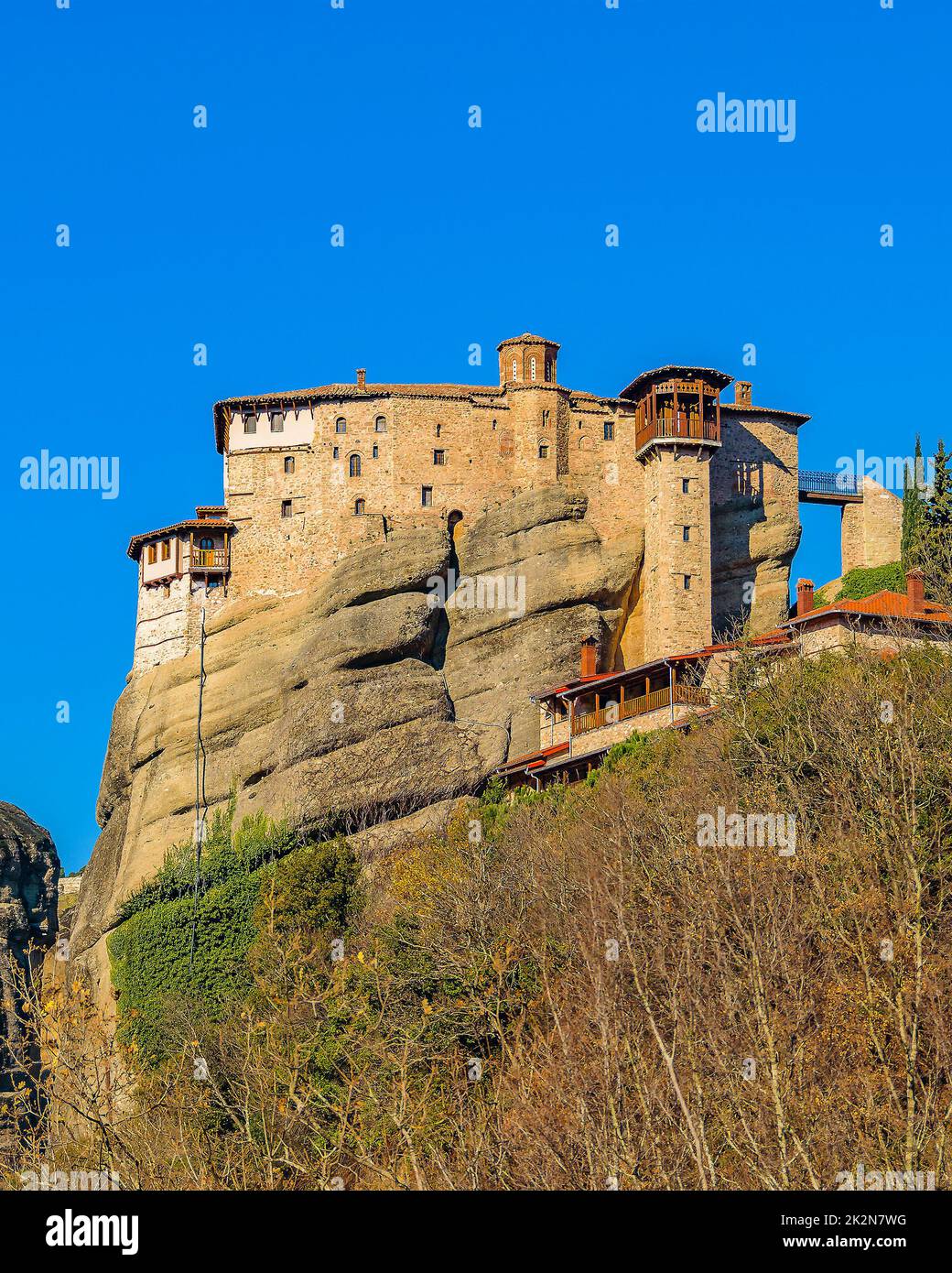 Great Meteoron Monastery, Tesalia, Greece Stock Photo - Alamy