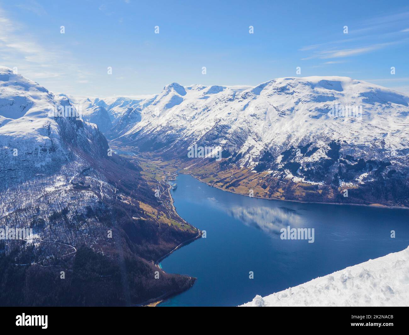 Norway - Vestland, Faleidfjord in Olden Stock Photo - Alamy