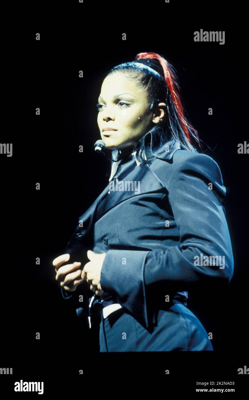 Janet jackson performing live on hi-res stock photography and images ...
