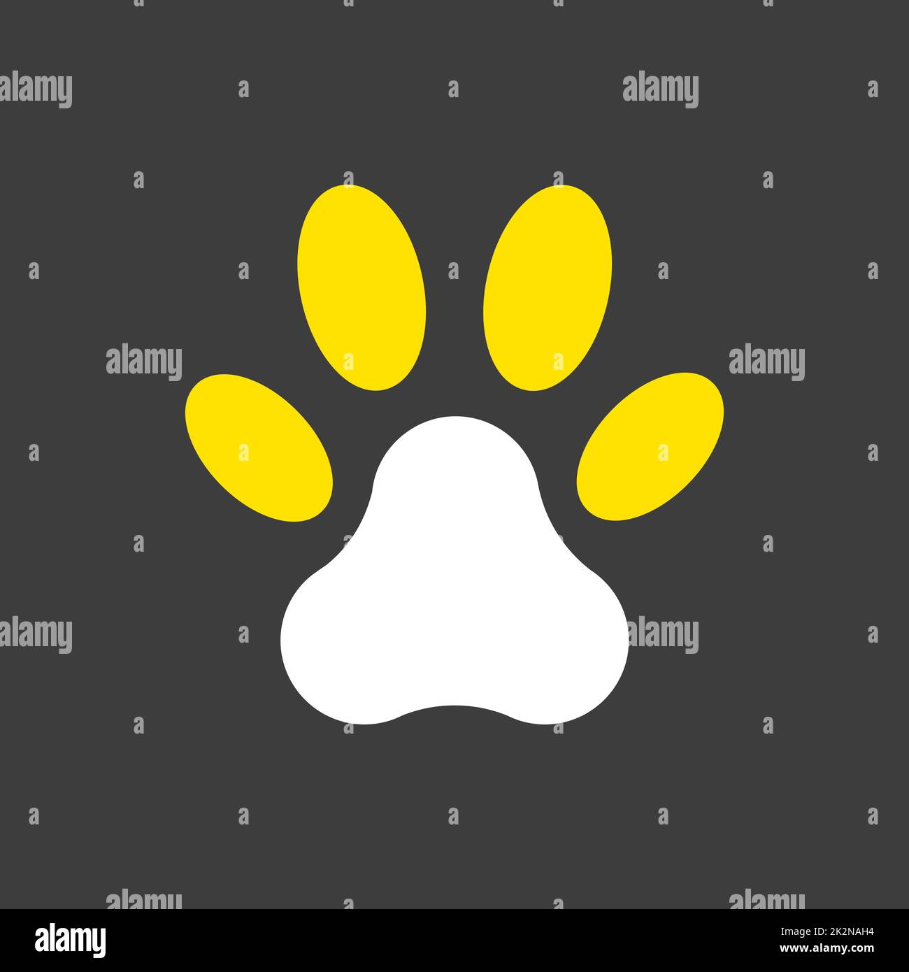 Animal paw symbol hi-res stock photography and images - Alamy