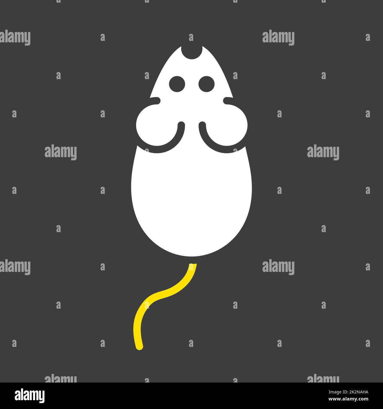 Mouse vector icon. Pet animal sign Stock Photo - Alamy