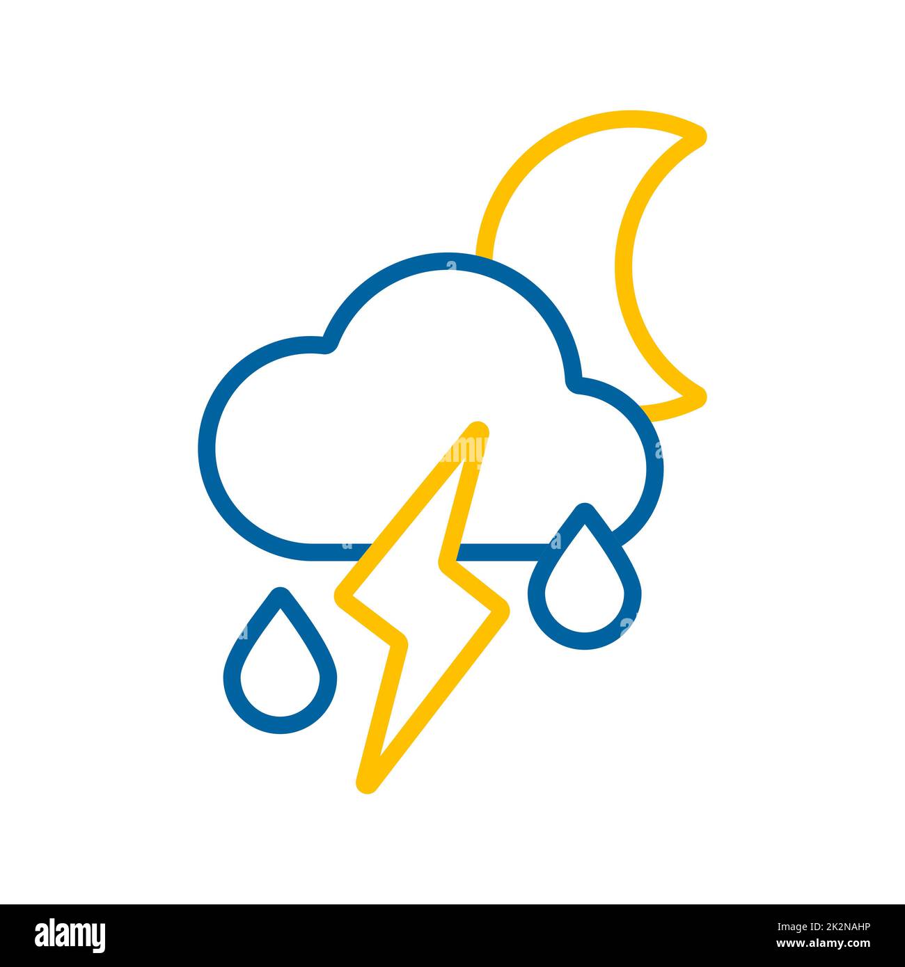 Lightning moon hi-res stock photography and images - Alamy