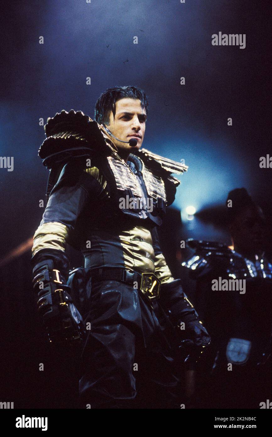 Pop star singer peter andre performing london hi-res stock photography ...