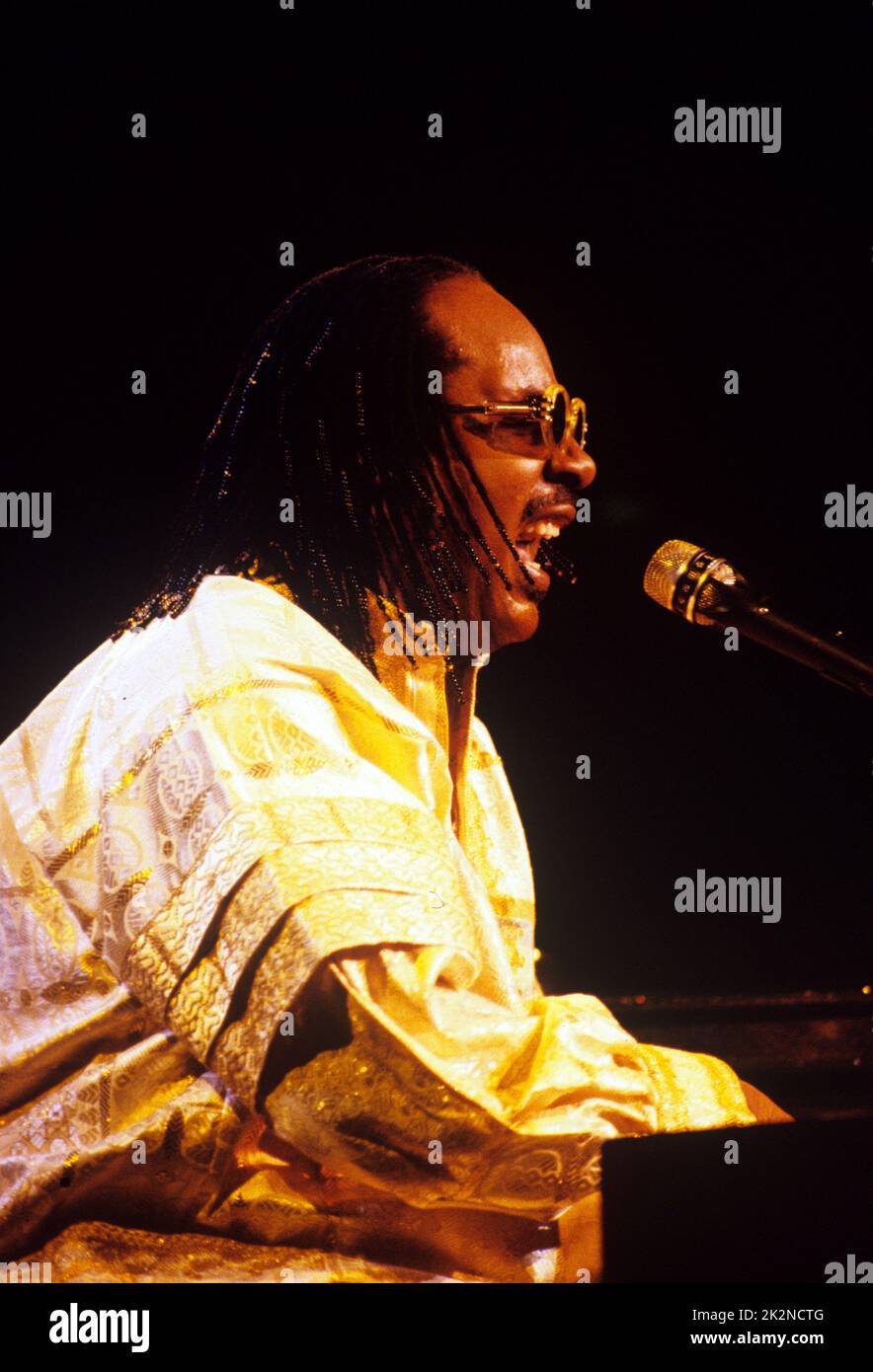 STEVIE WONDER ; live in London, UK ; May 1995 ; Credit : Mel Longhurst ...