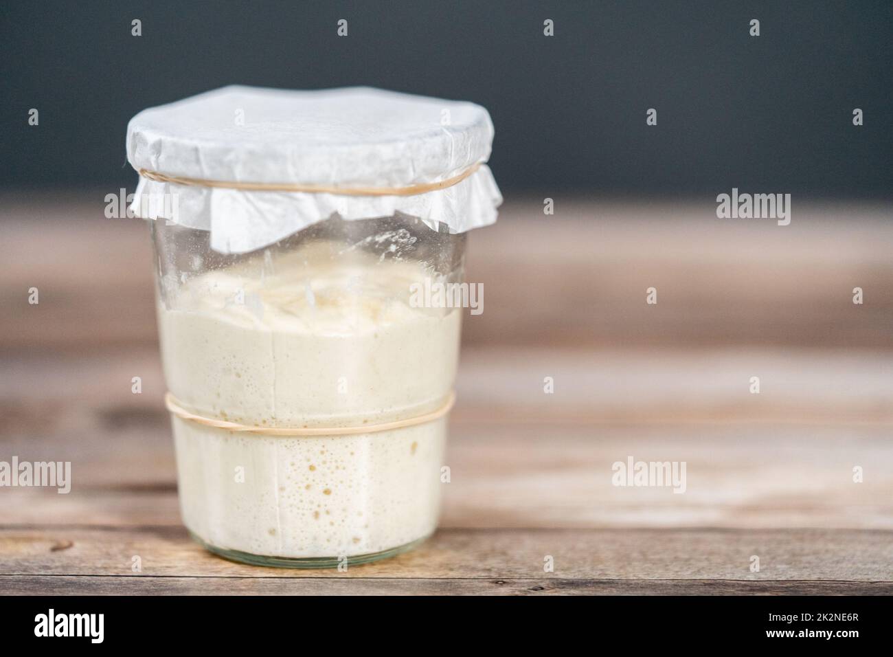 Sourdough bread starter container hi-res stock photography and images ...